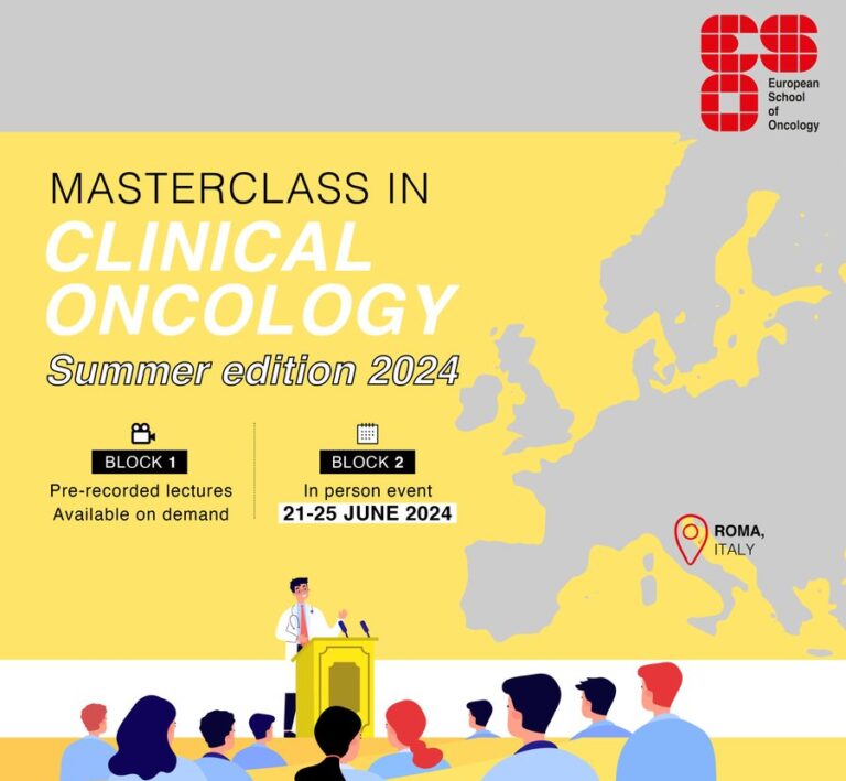 Apply now for the ESO Masterclass - Summer Edition - OncoDaily