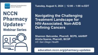 National Comprehensive Cancer Network - Pharmacy Updates webinar on ...
