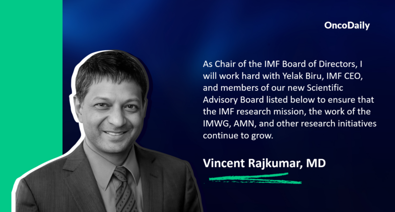 Vincent Rajkumar: We are grateful to Dr. Brian Durie for 35 years of ...