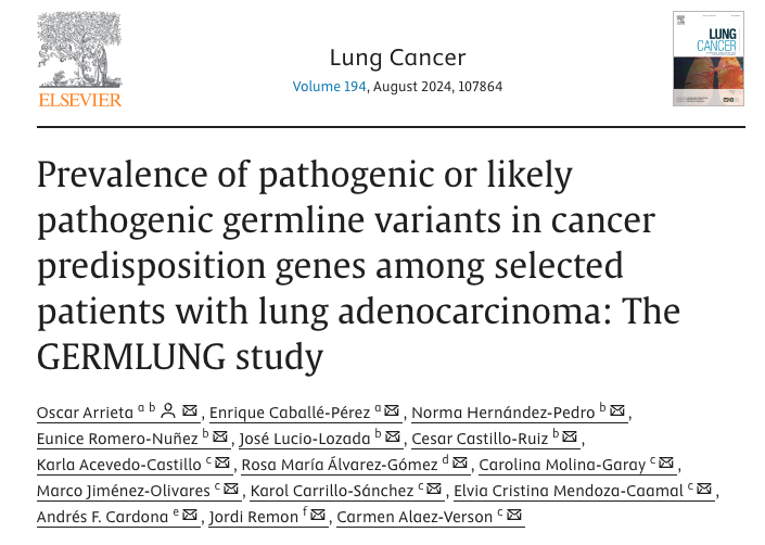 Patrick R. Benusiglio: Pathogenic germline variants were identified in ...