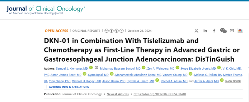 New Hope for Advanced Gastric Cancer - OncoDaily