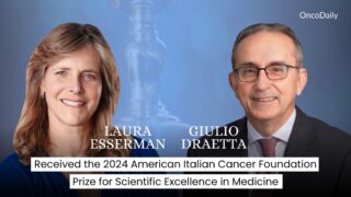 Giulio Draetta and Laura Esserman recieved the 2024 American Italian ...