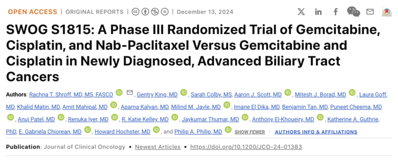 Rachna T. Shroff: SWOG S1815 shows no OS benefit for nab-paclitaxel in ...