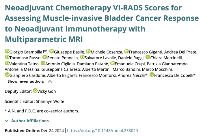VI-RADS Scores for Muscle-Invasive Bladder Cancer - OncoDaily