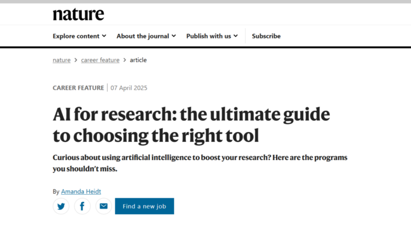 AI for research: the ultimate guide to choosing the right tool - OncoDaily