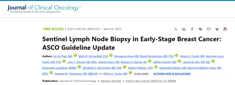 Armando Orlandi: Sentinel Lymph Node Biopsy Can Be Skipped in Many ...