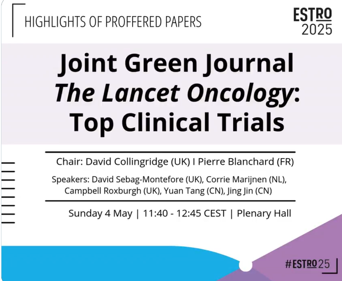 Top Clinical Trials at ESTRO25 - OncoDaily