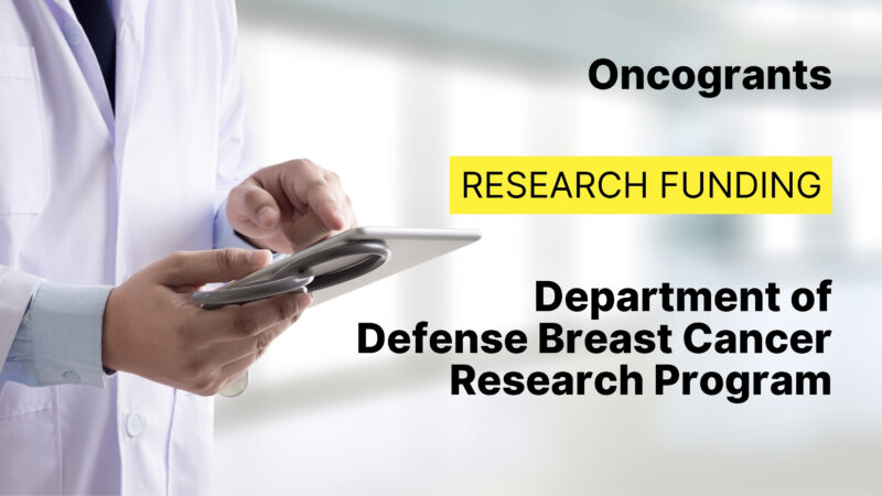 Department of Defense Breast Cancer Research Program - Oncology News ...