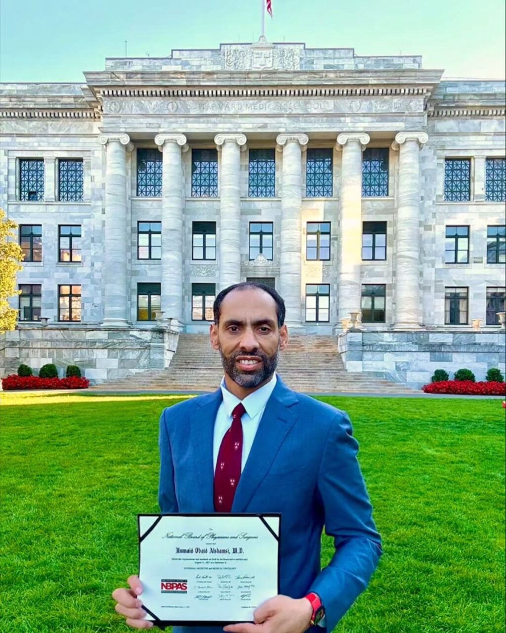 Humaid Al-Shamsi: Honored to Receive the American Board Certifications ...