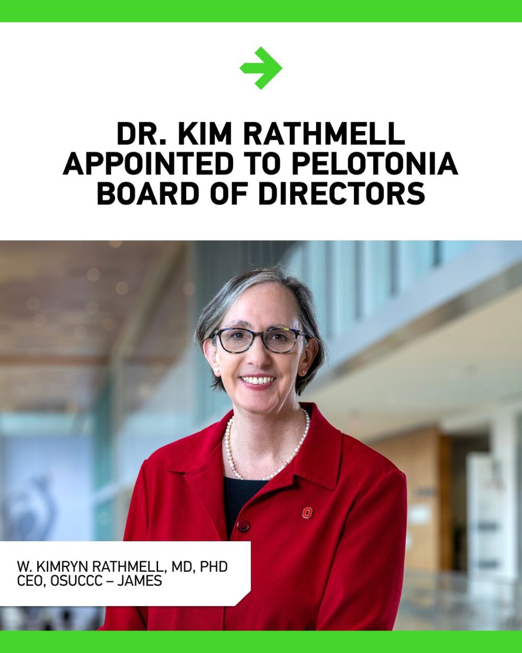 Kimryn Rathmell Brings Leadership and Vision to Pelotonia - OncoDaily