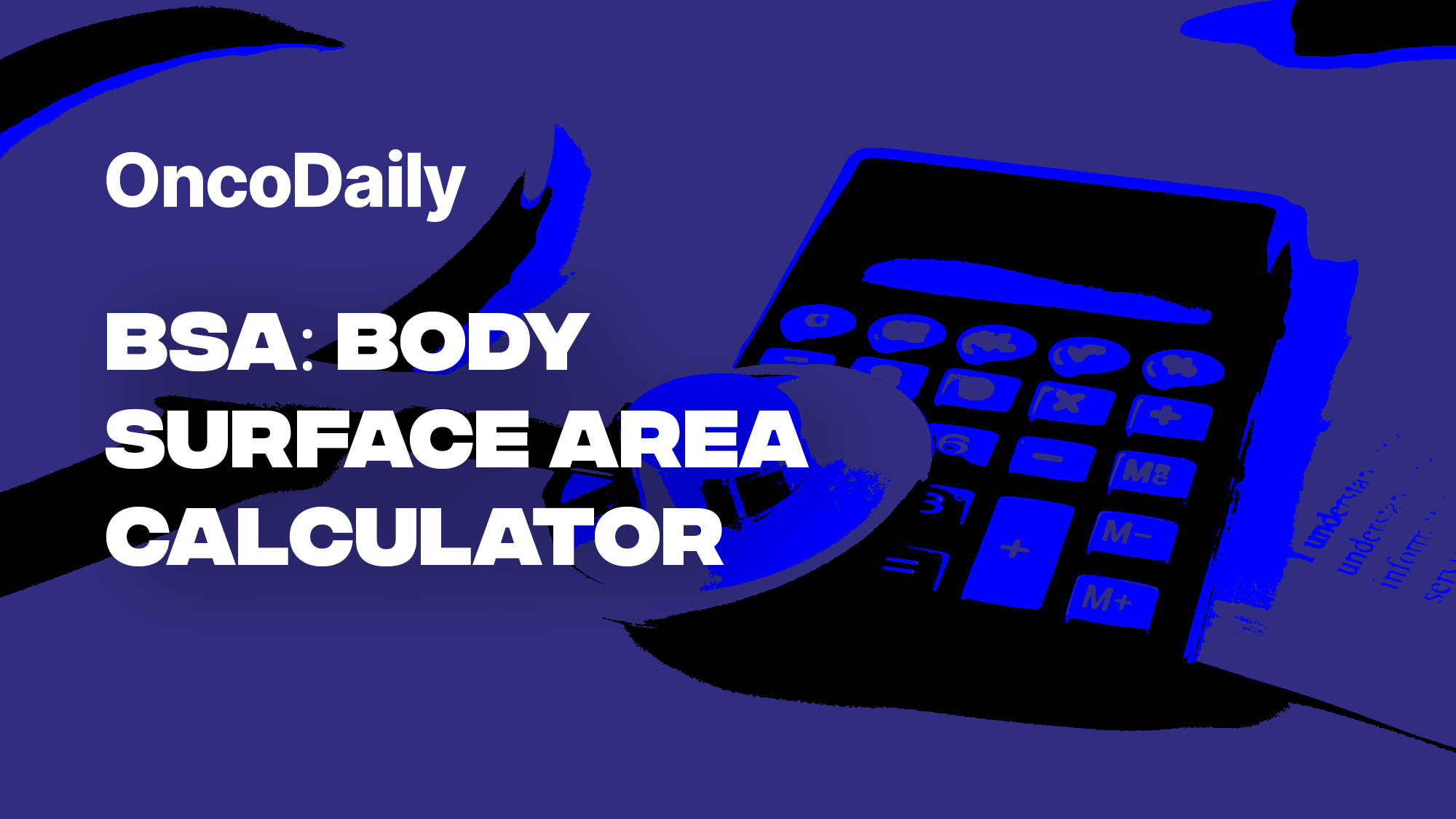 BSA Calculator – Body Surface Area