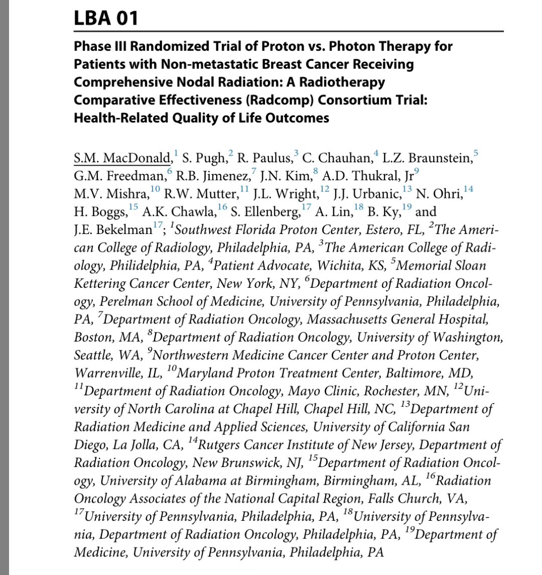 Mark Bolton: RadComp Trial Compares Proton and Photon Therapy in Breast ...