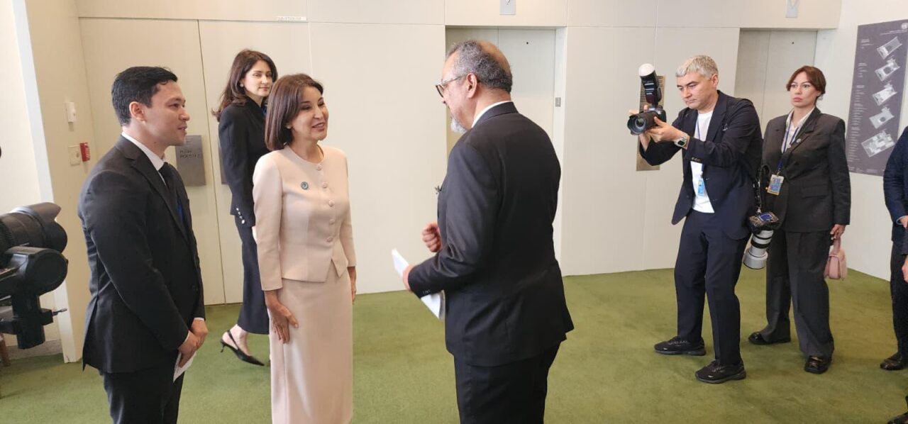 Tedros Adhanom Ghebreyesus: Meeting with Uzbekistan’s First Lady on ...