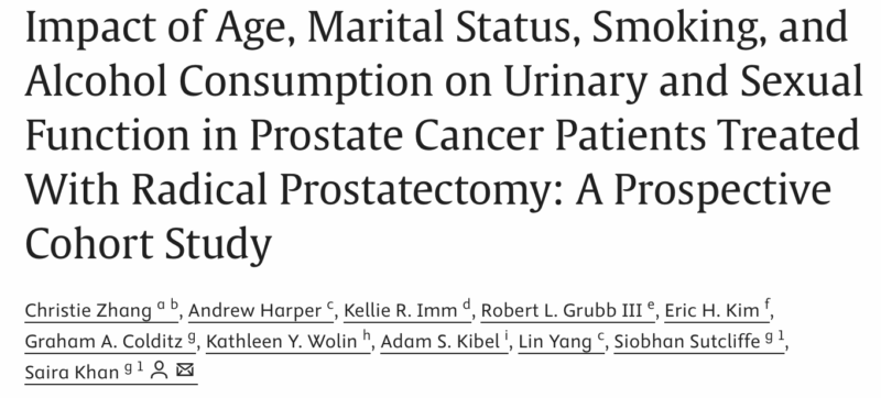 Liam Alireza Ghiam: Impact of Age, Marital Status, and Smoking on Post ...