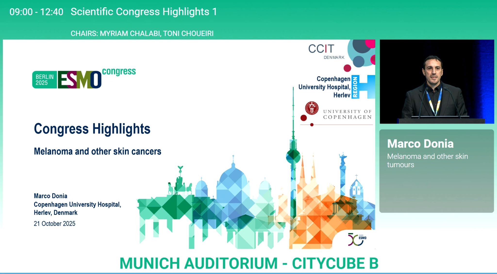 Marco Donia: Highlights of Melanoma and other Skin Tumors, ESMO ...