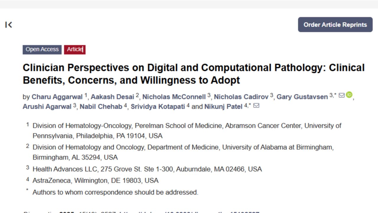 Aakash Desai: Are Oncologists at Risk of Viewing Digital Pathology as a ...