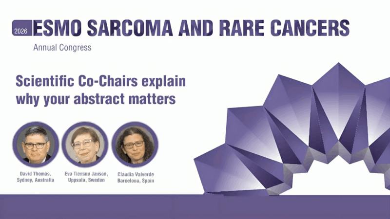 ESMO Announces Call for Abstracts for Sarcoma and Rare Cancers 2026 - OncoDaily