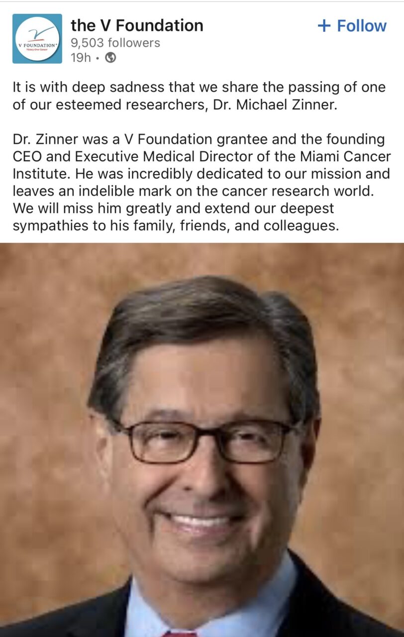 Honoring Dr. Michael J. Zinner: Surgeon, Innovator, Leader, and ...