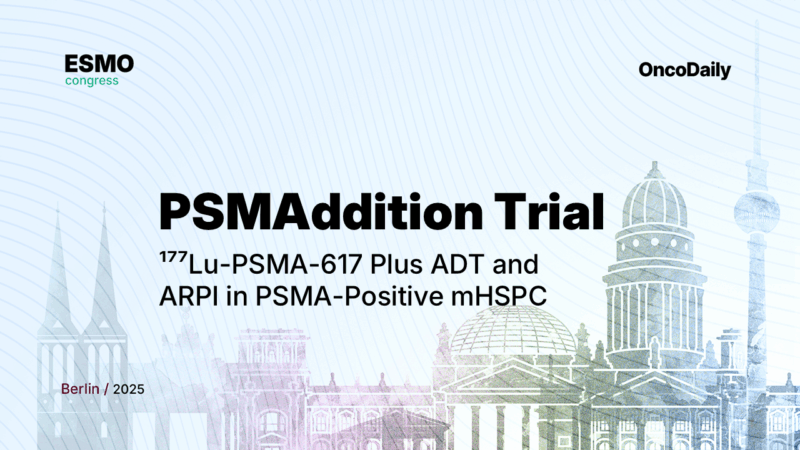 PSMAddition: ¹⁷⁷Lu-PSMA-617 Extends PFS in mHSPC