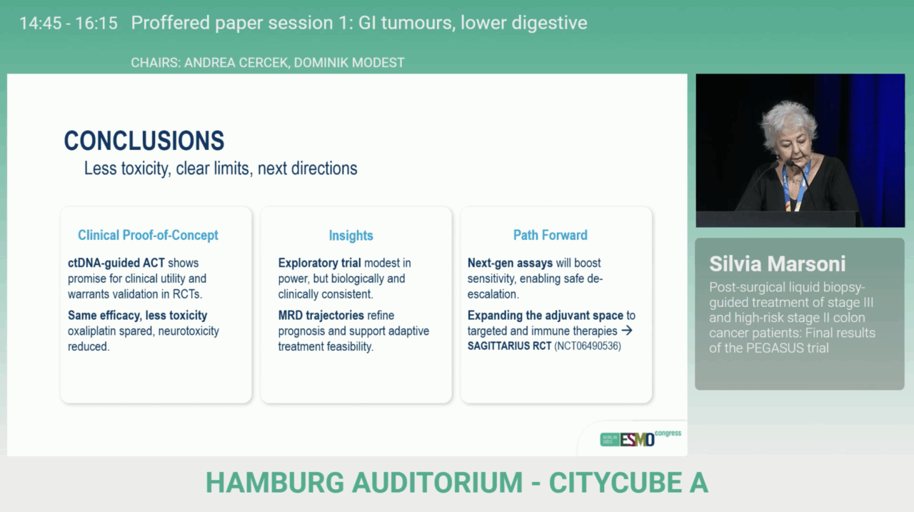 PEGASUS Trial at ESMO 2025: Liquid Biopsy-Guided Adjuvant Therapy in ...